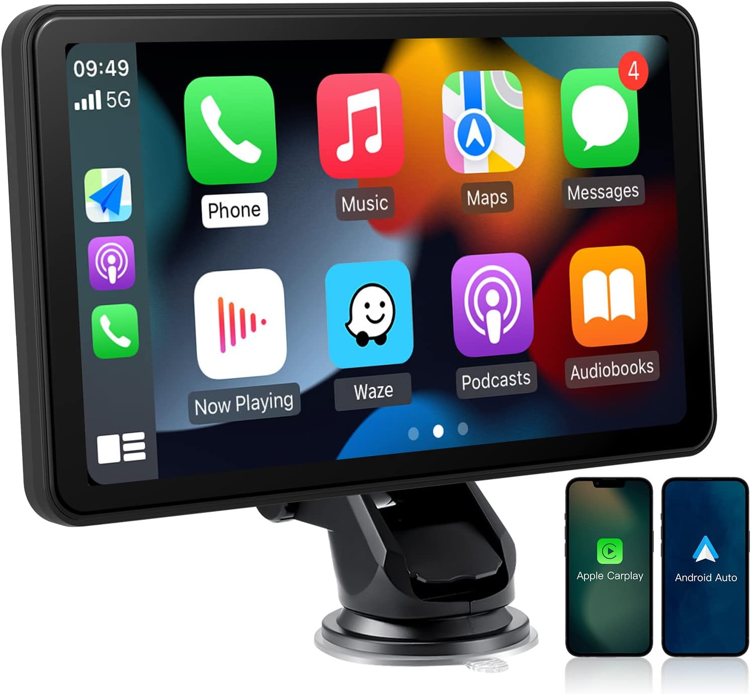 Amazon.com: CARABC Portable Dash Mount Adapter with GPS Navigation, 7 ...