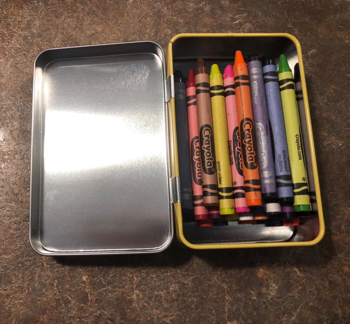 Crayola Tin Storage (Pack of 3) - Crayons Not Included - Holds 24 ...