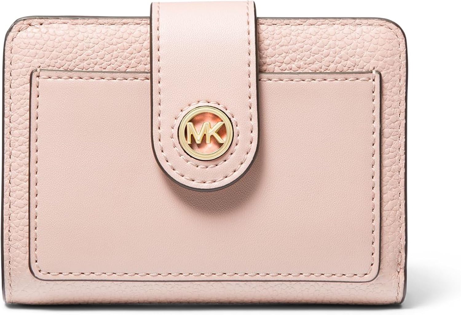 Amazon.com: Michael Kors Women's Mk Charm Small Tab Compact Pcoket ...