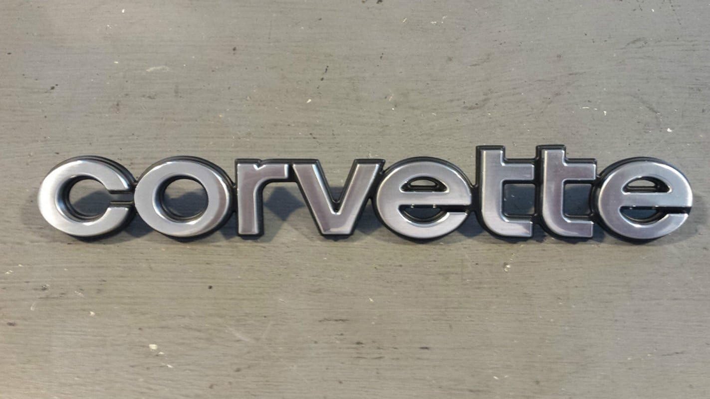 Amazon.com: 80-82 C3 Corvette Rear Emblem Lettering : Automotive