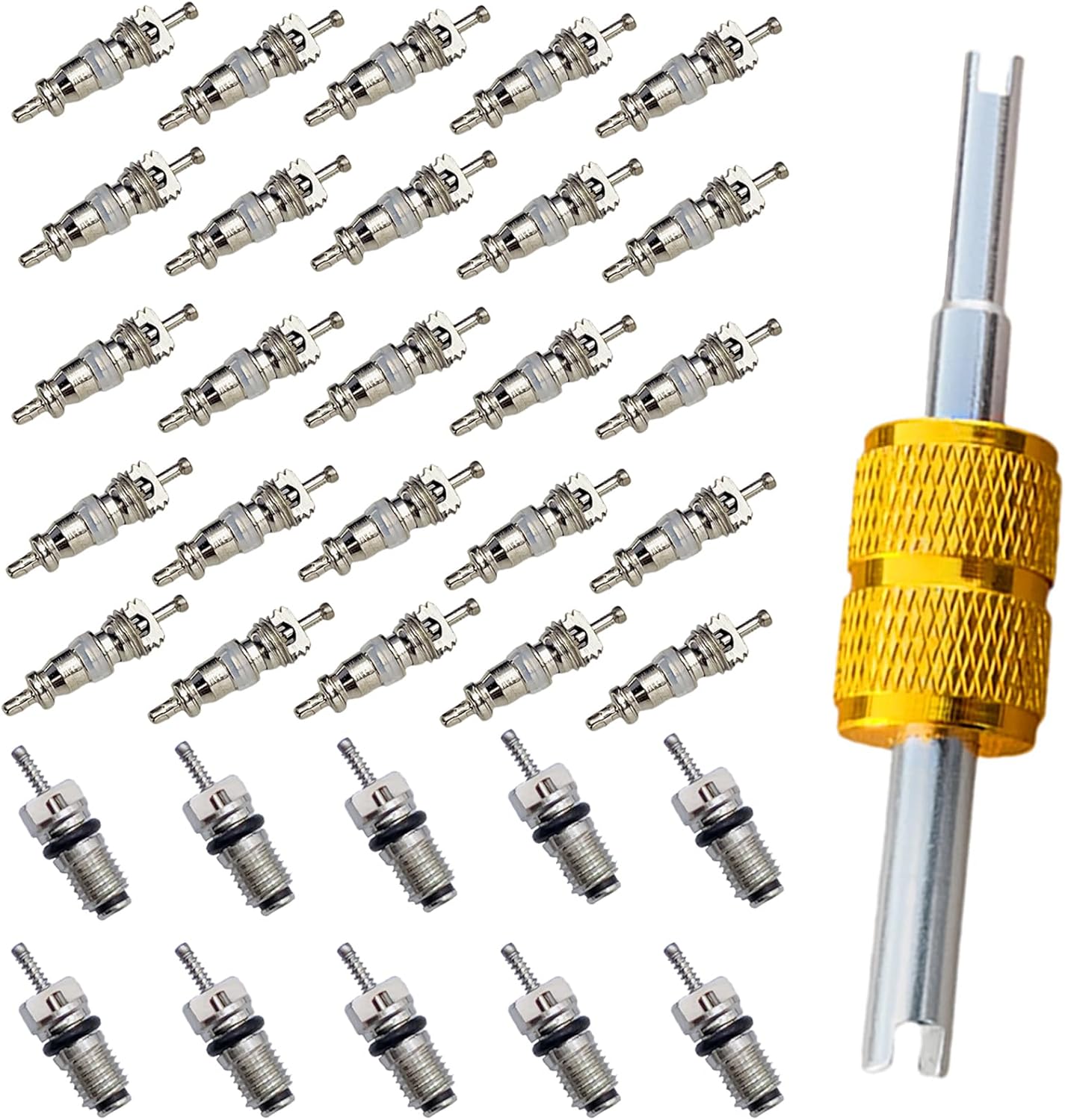 Amazon.com: Air Conditioning Valve Core A/C R12 R134a Refrigeration ...