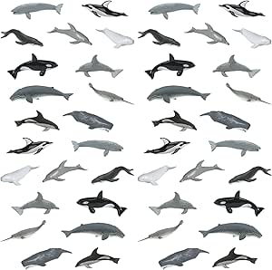 Amazon.com: Safari Ltd. Whales and Dolphins Bulk Bag - Set of Miniature ...