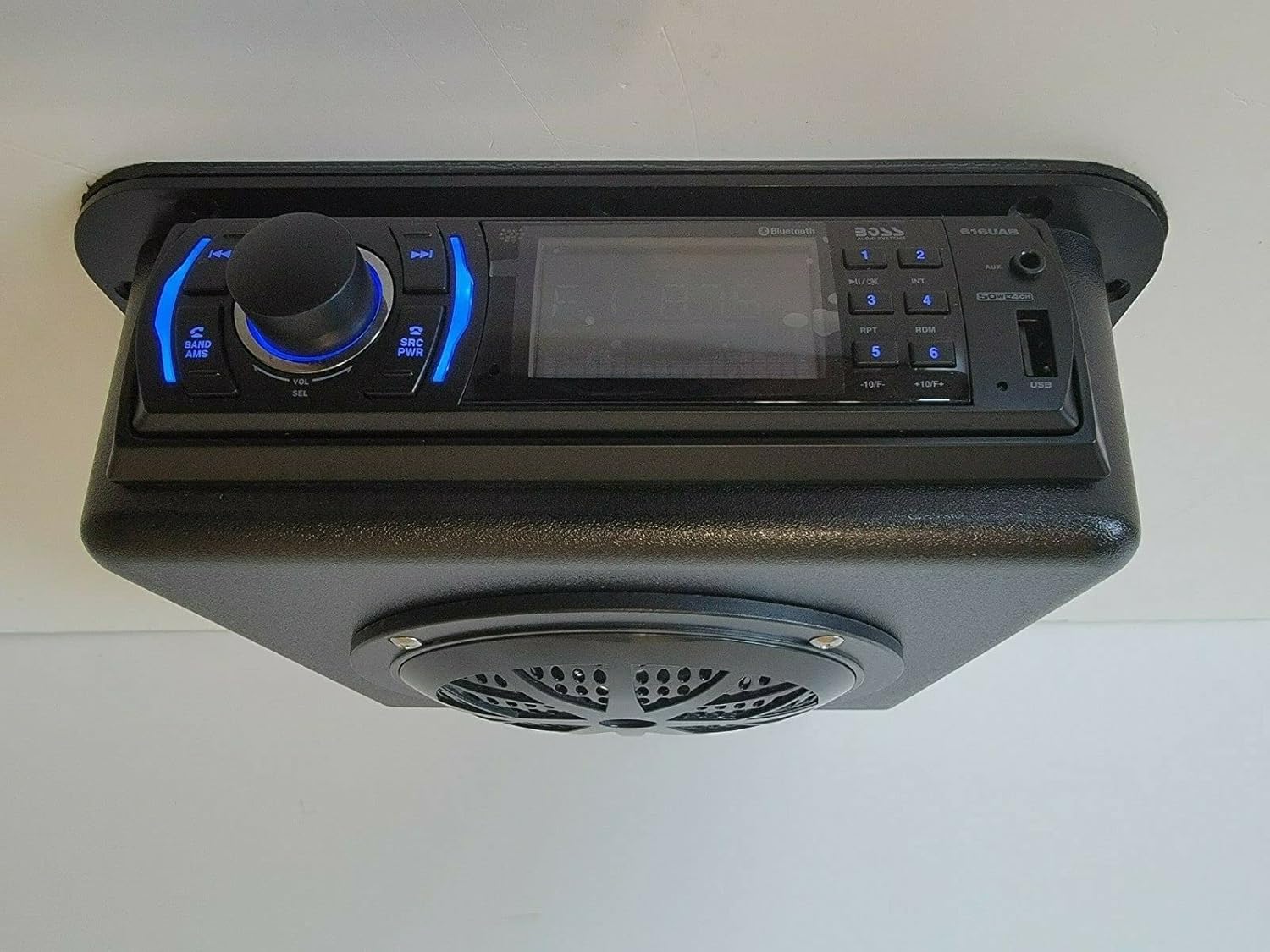 Amazon.com: Golf Cart UTV Overhead Stereo Console Bluetooth! EZ GO Club ...