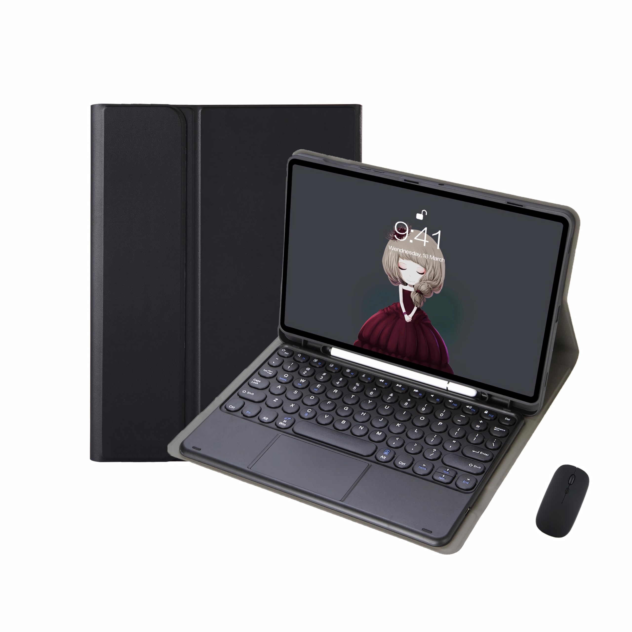 Amazon.com: Keyboard Case for Amazon Table Fire HD 10/ Fire HD 10 Plus ...