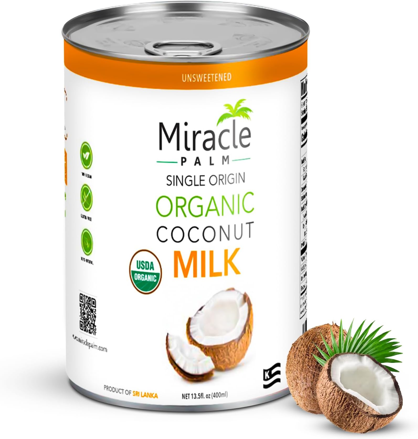 Amazon.com: Real Coco Organic Original Coconut Milk Beverage (6-Pack 1L ...