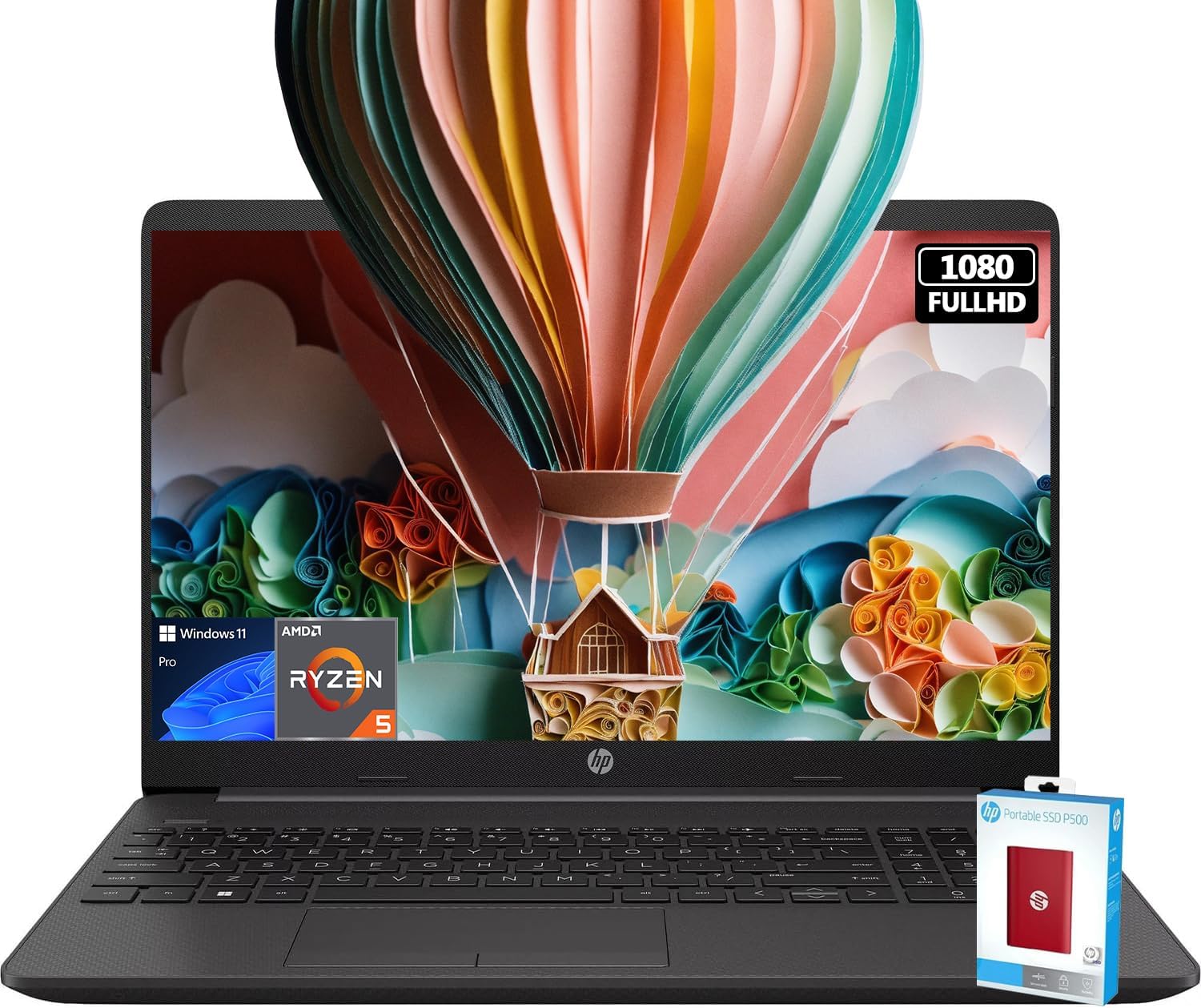 Amazon.com: HP Newest 255 G10 15.6" FHD Business Laptop, AMD Ryzen 7 ...