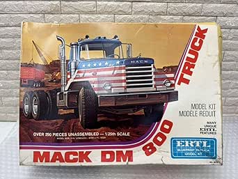 Amazon.co.jp: 三207未組立 当時物 ERTL 125 MACK DM 800 TRUCK プラモデル 箱潰れあり : おもちゃ