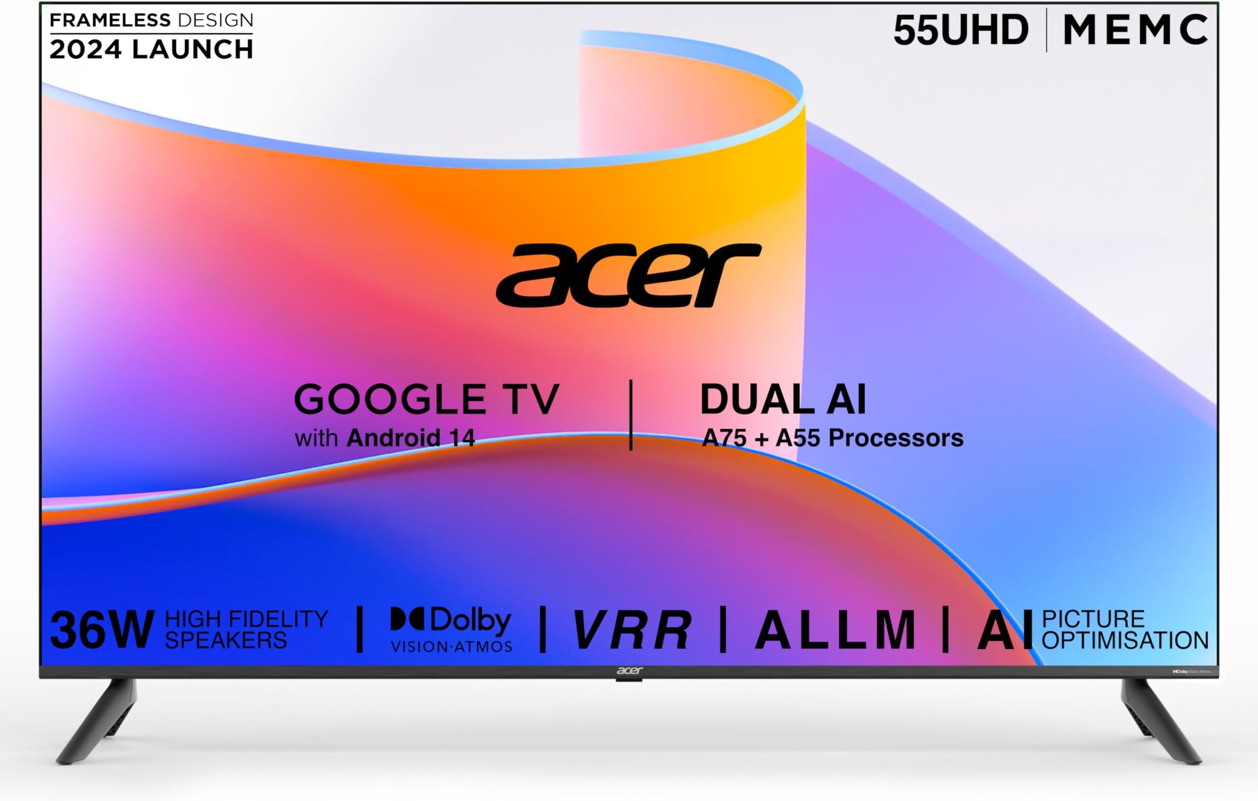 TCL 139 cm (55 inches) 4K Ultra HD Smart QLED Google TV 55P71B Pro (Black) : Amazon.in: Electronics