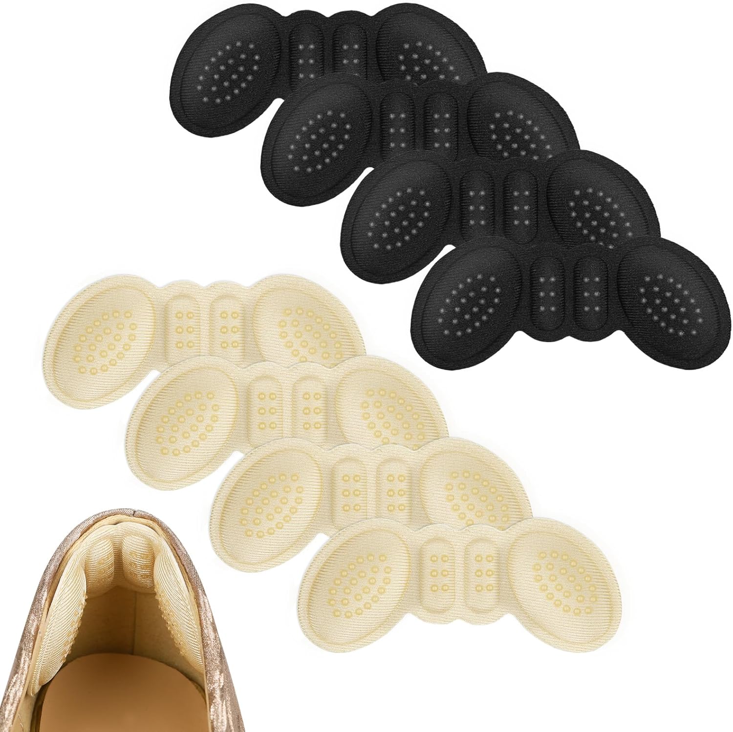 Amazon.com: Heel Pads Inserts for Women Shoes - 4 Pairs Gel Cushions ...