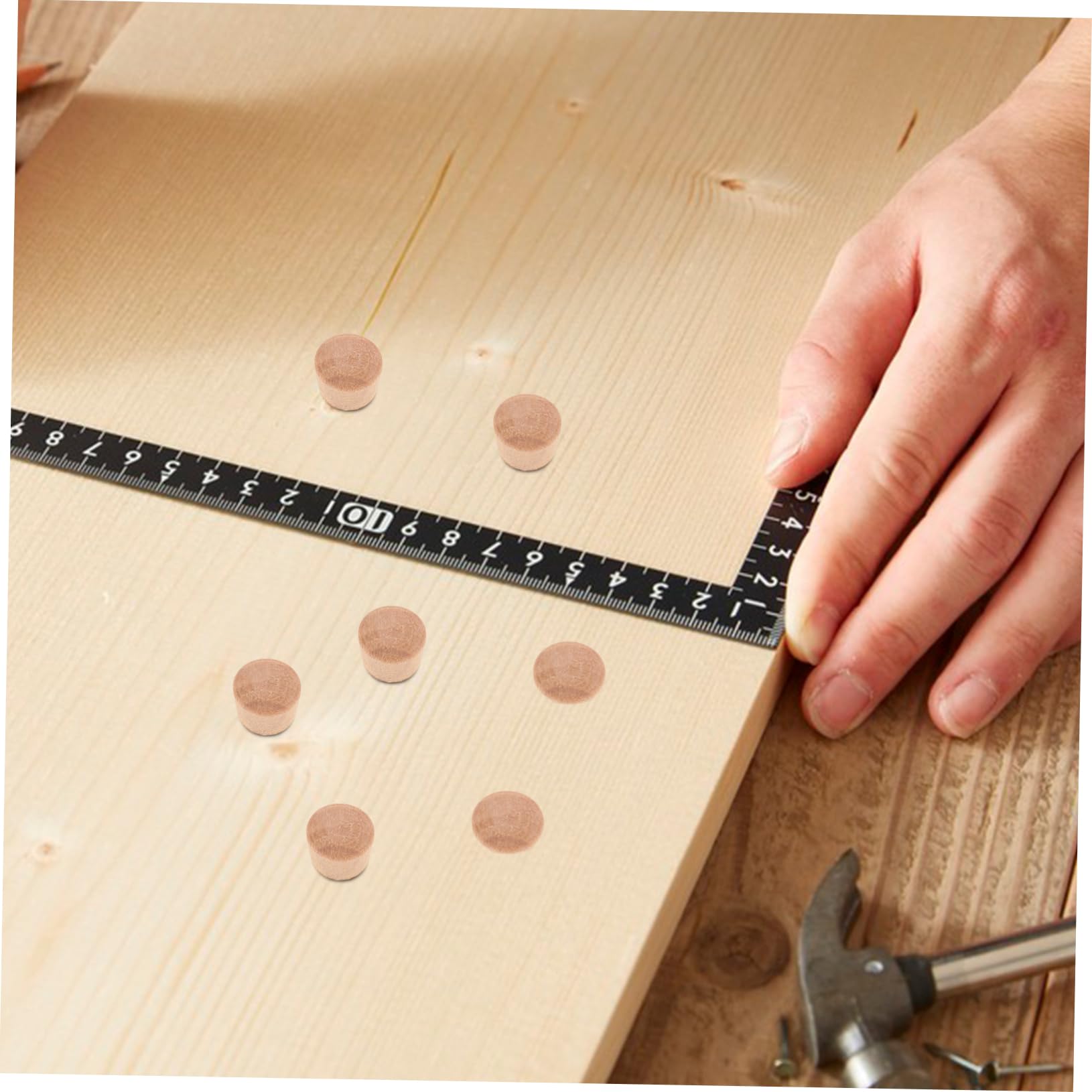 Stainless Steel Wood Hole Fillers For Decks BOXOB 50pcs Carpenter Bee ...