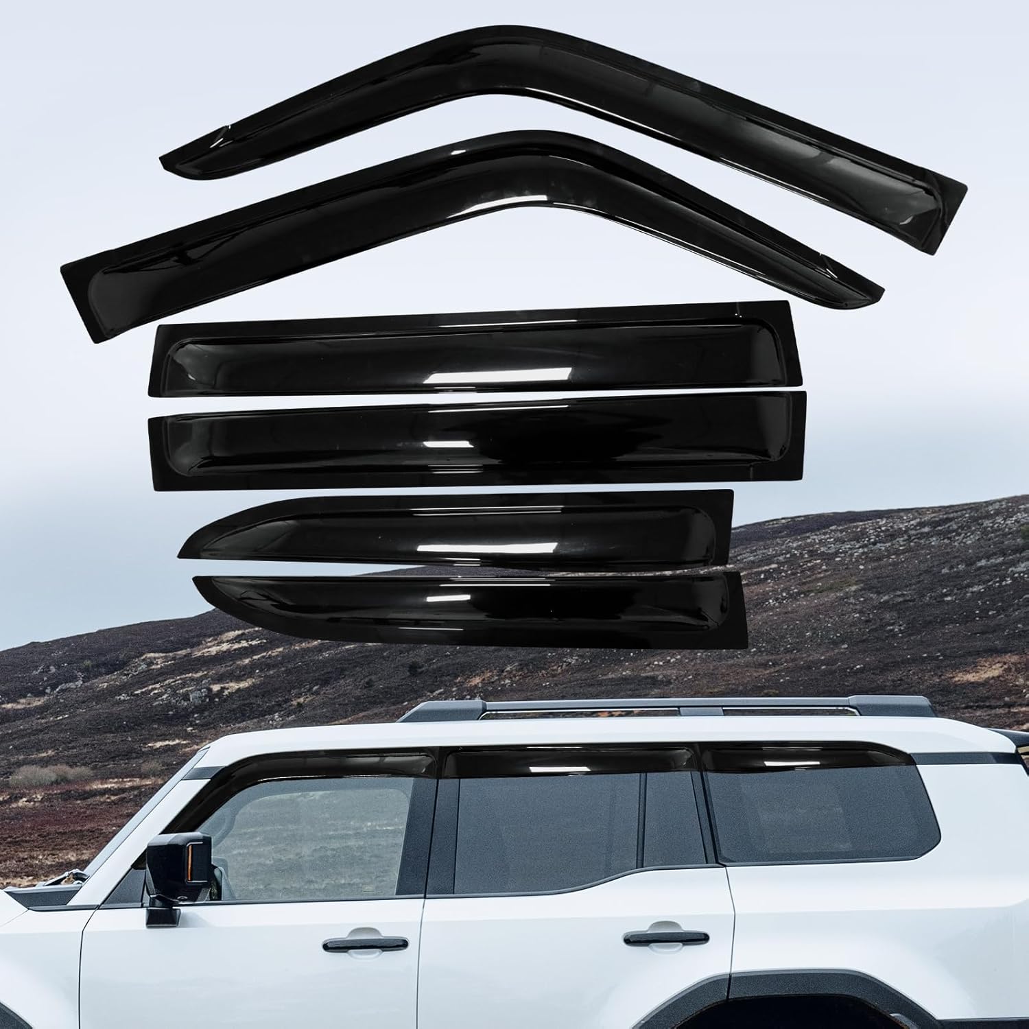 Amazon.com: in-Channel Window Visor Deflector Visors Compatible with ...