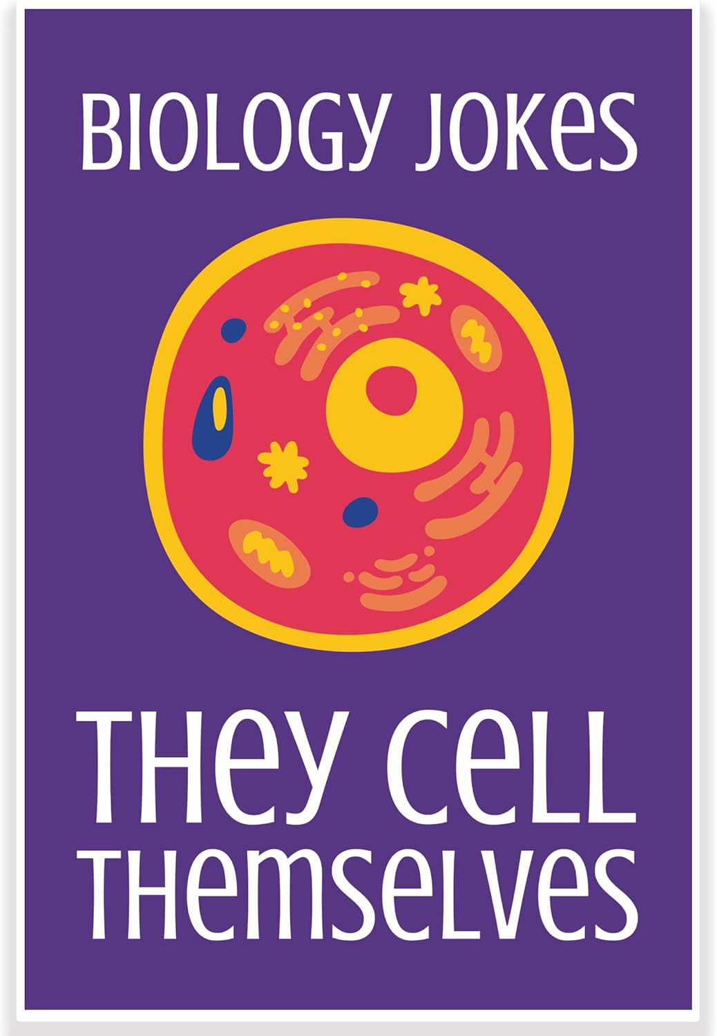 Amazon.com: Printlabz Biology Jokes They Cell Themselves Classroom ...