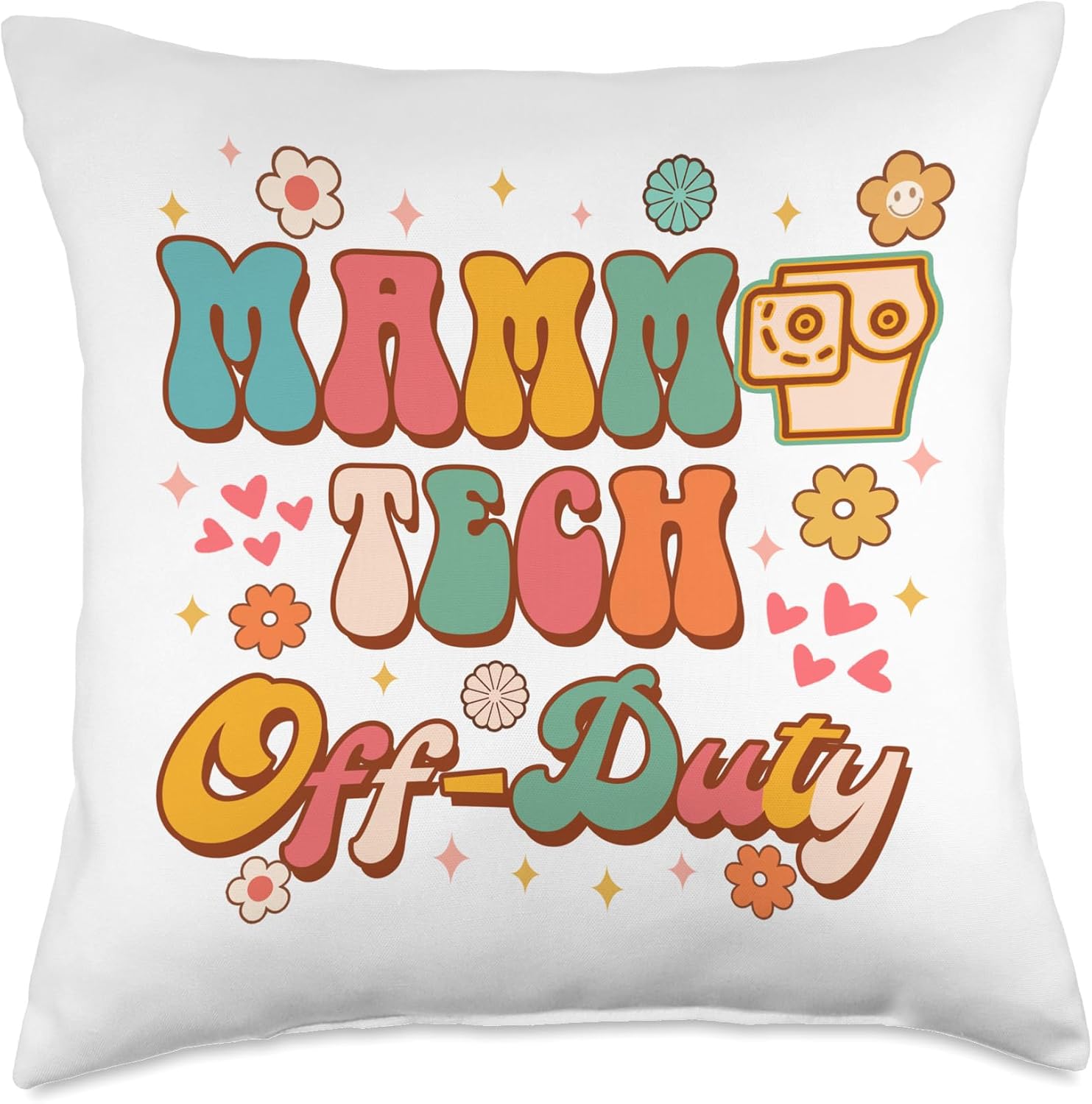 Amazon.com: Mammography Mammo Tech Off Duty Tee Funny Mammography ...