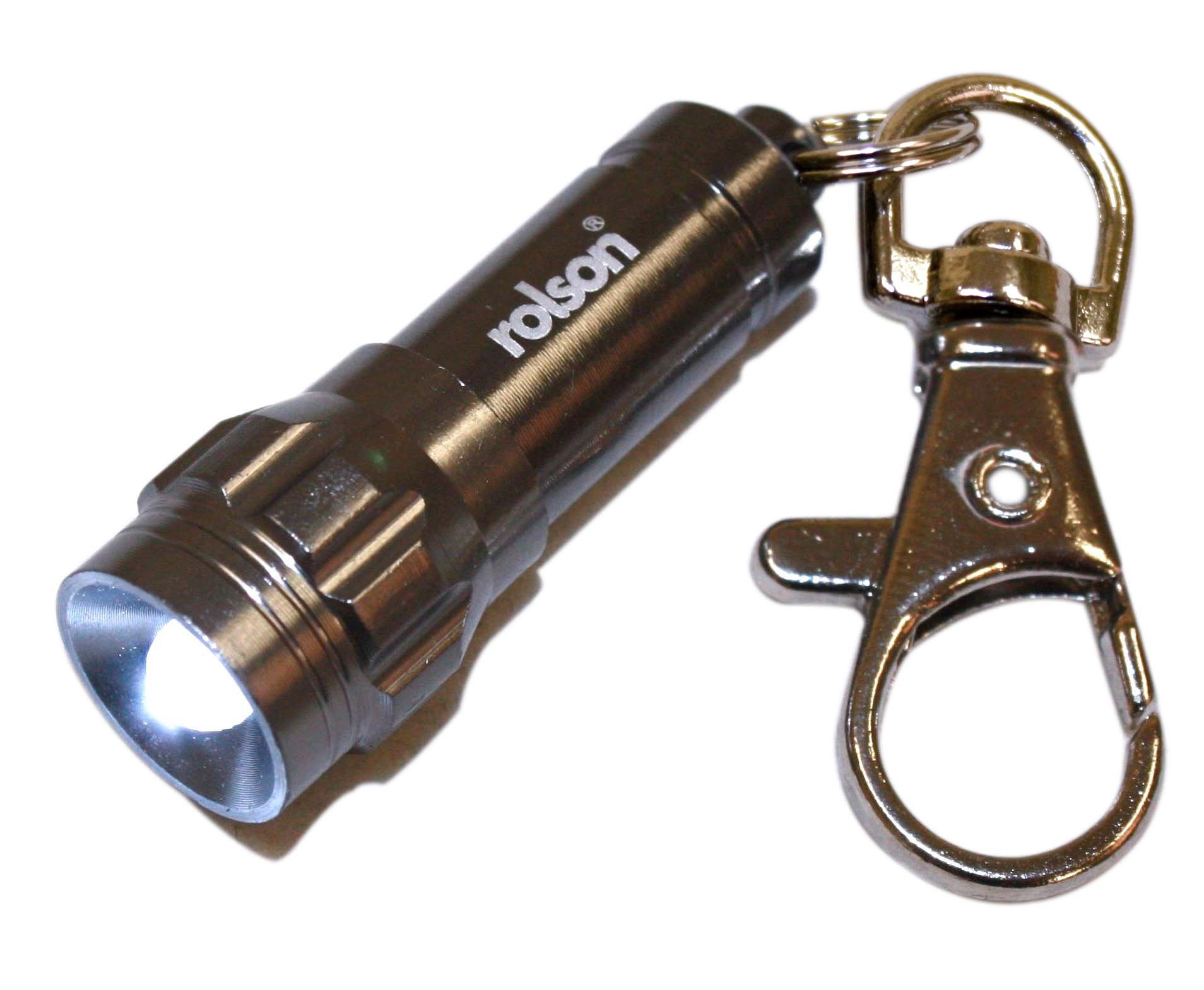 Rolson 1 LED Alum Key Ring Torch : Amazon.co.uk