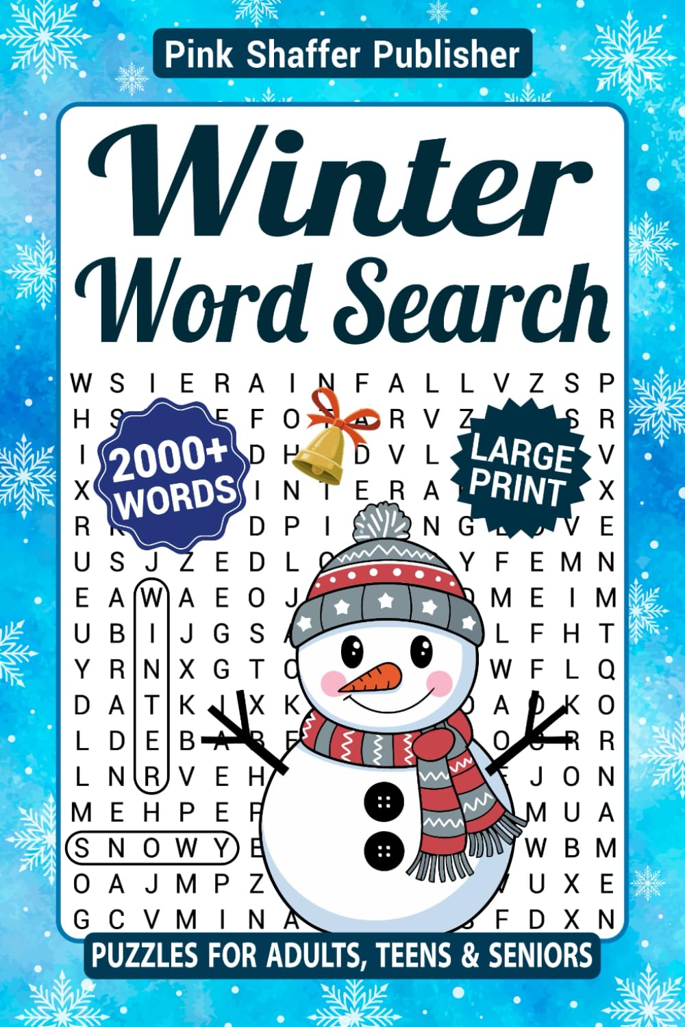Amazon.com: Winter Word Search for Adults Large Print: Winter Themed ...