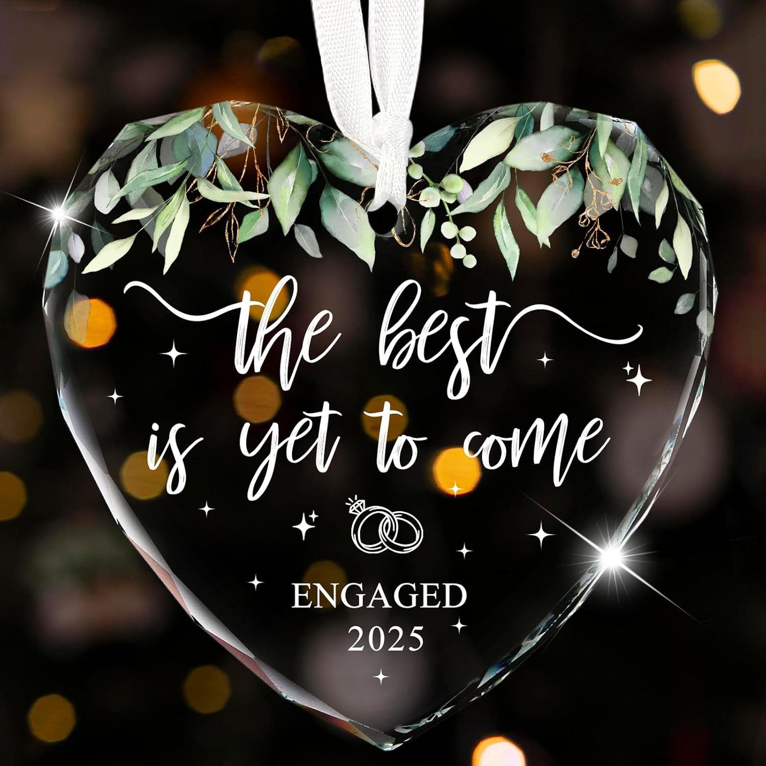 Amazon.com: Fynleka Engaged Ornament 2025, Engagement Gifts for Couples ...