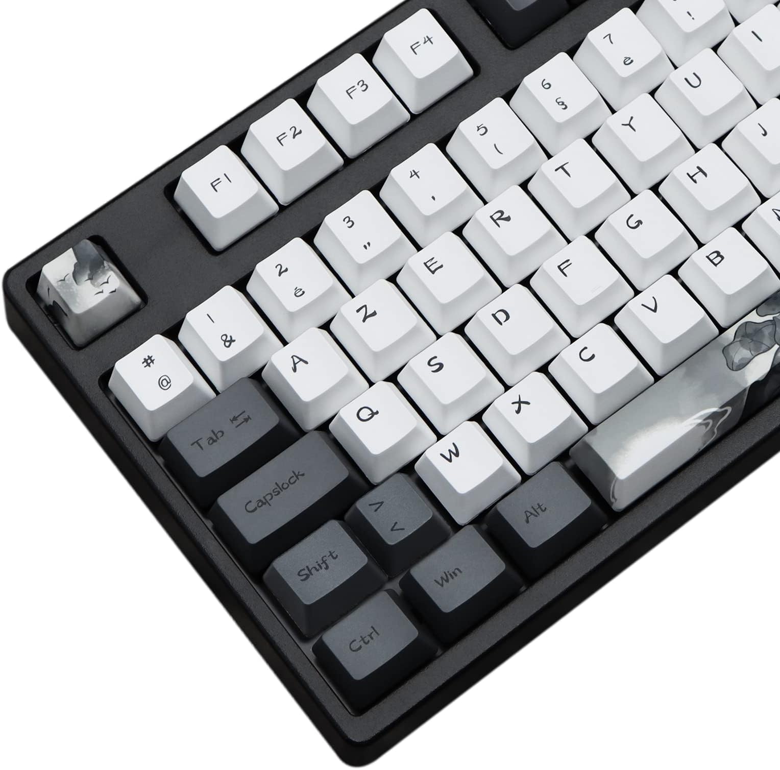 Amazon.com: MOLGRIA Ink Lotus Keycaps, 140 Set Custom Keycaps for ...