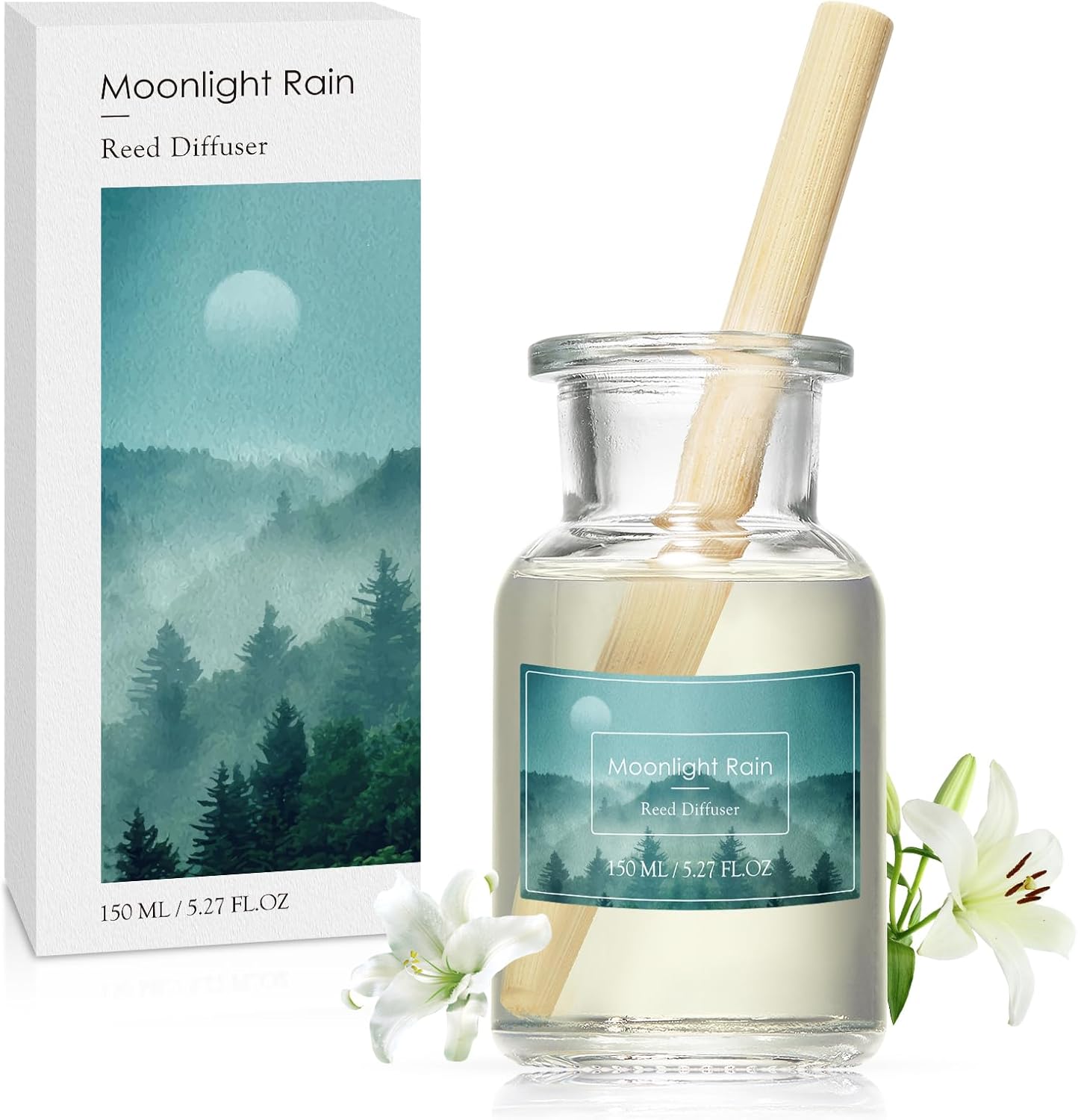 Amazon.com: Scent-Hi Reed Diffusers for Home, Premium Reed Diffuser Set ...