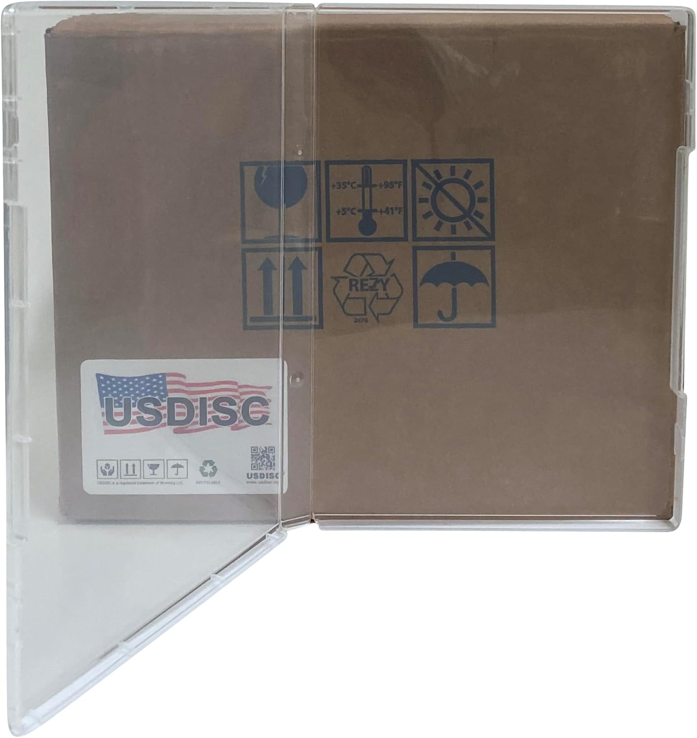 Amazon.com: USDISC Storage Stamp Cases Standard, Style 2, 14mm Clear ...
