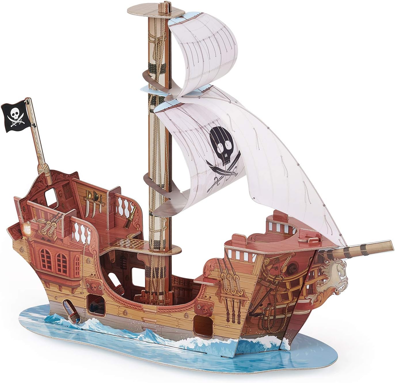 Amazon.com: Papo The Pirate Ship Playset,Multicolor : Toys & Games