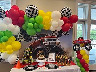 Amazon.com: Checkerboard Balloon Aluminum Foil Balloon Black White ...