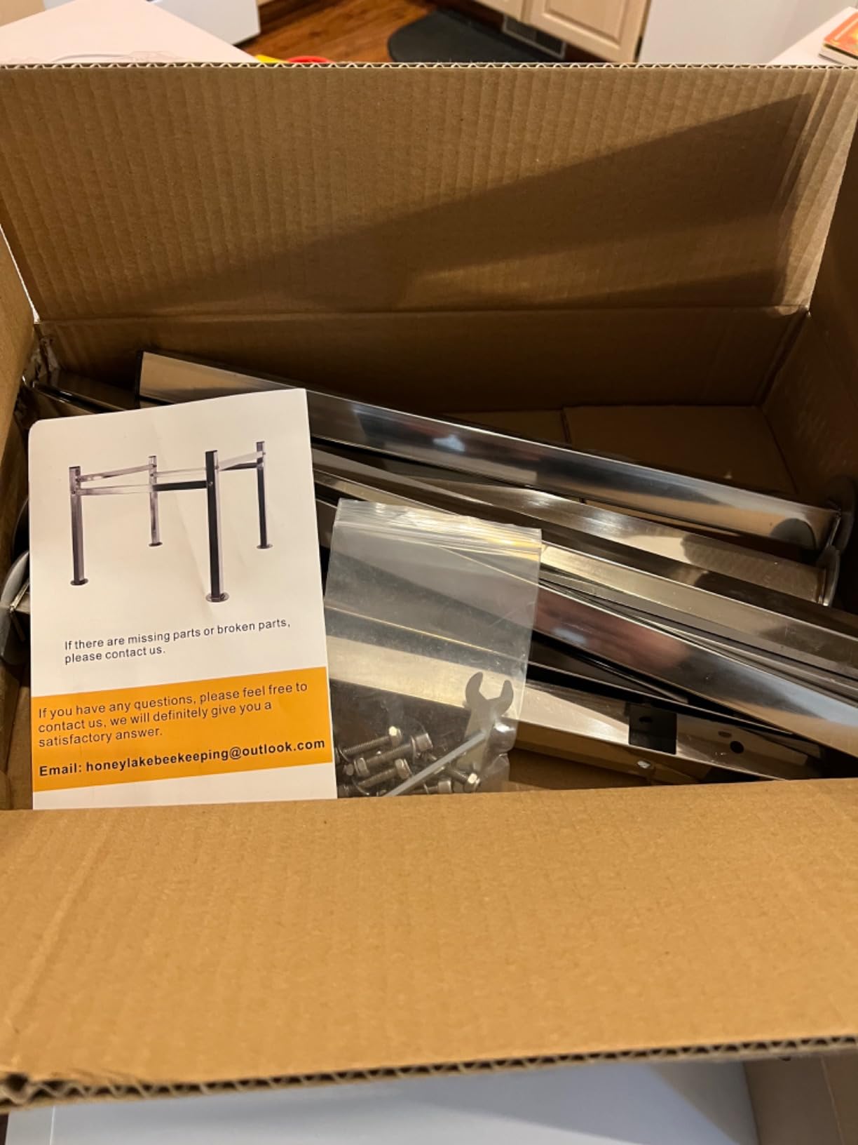 $8/mo - Finance Honey Lake Metal Bee Hive Stand for 8/10 Frame Beehive ...