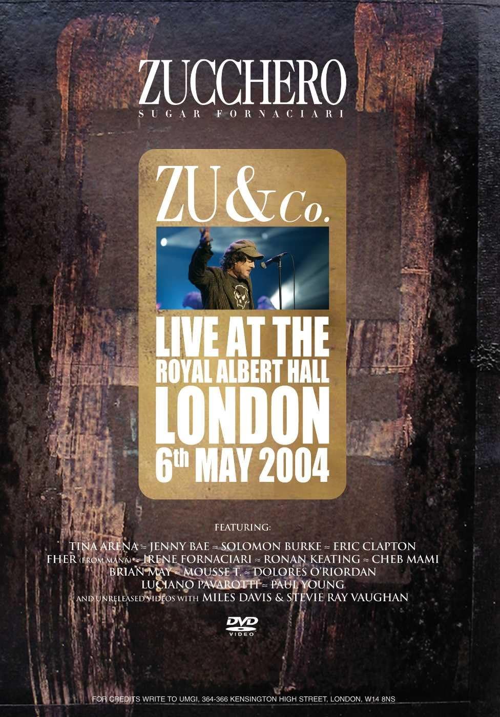 Zucchero - Zu & Co. Live At The Royal Albert Hall (Londres, mai 2004 ...
