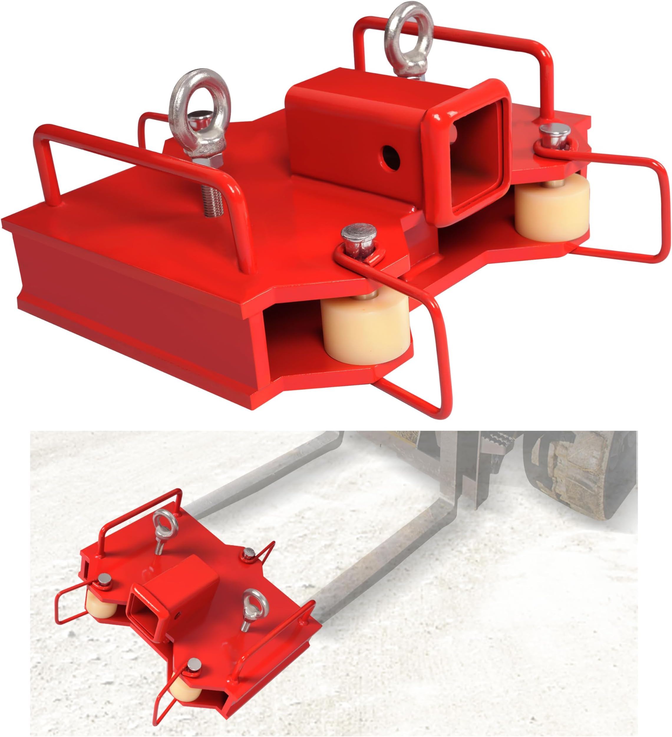 Amazon.com: KUAFU 2'' Forklift Trailer Hitch Receiver 6500 LBS Capacity ...
