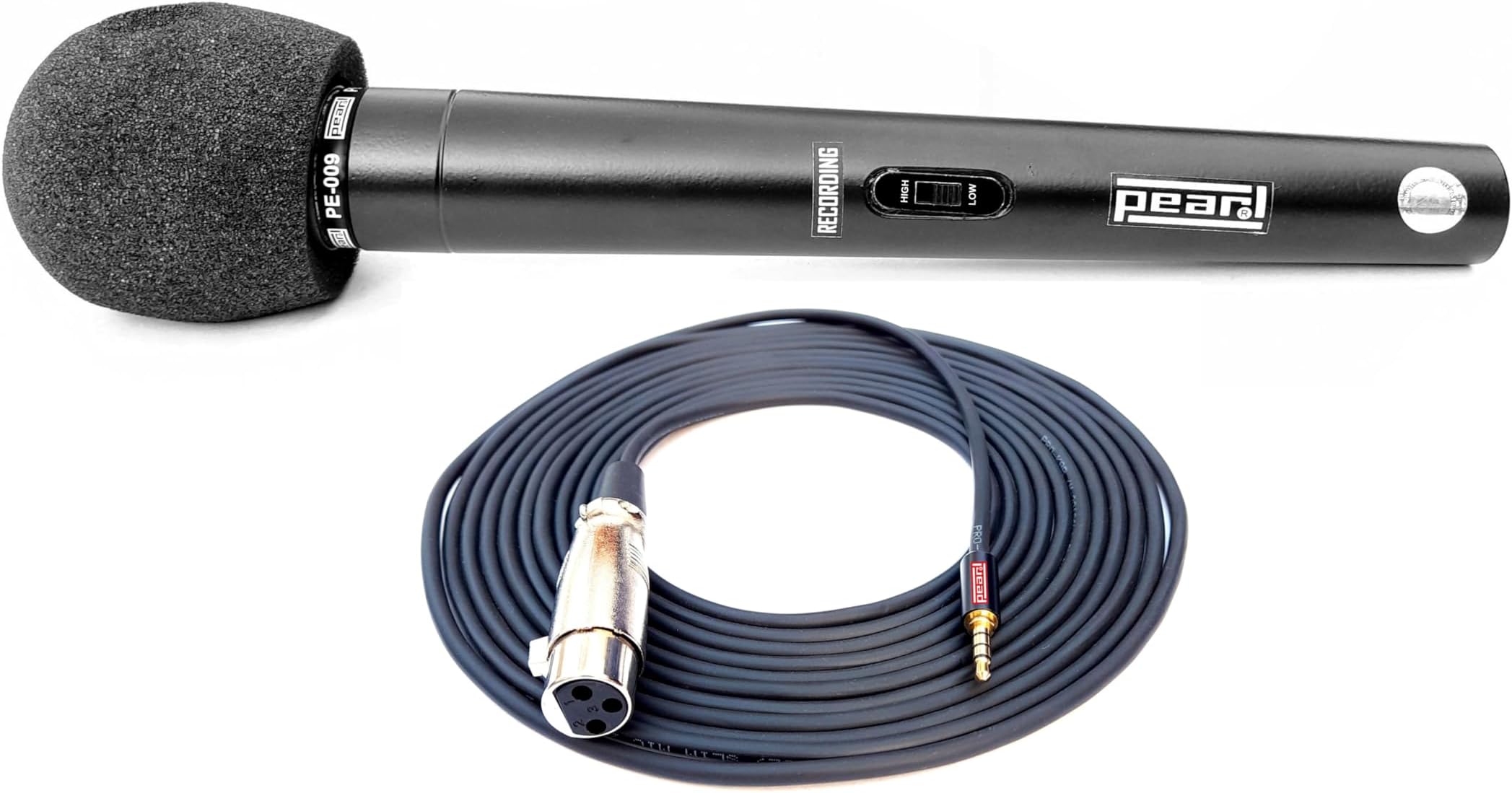 Pearl Media Mic PE-009 | Reporter Microphone | Interview Mic | Mobile ...