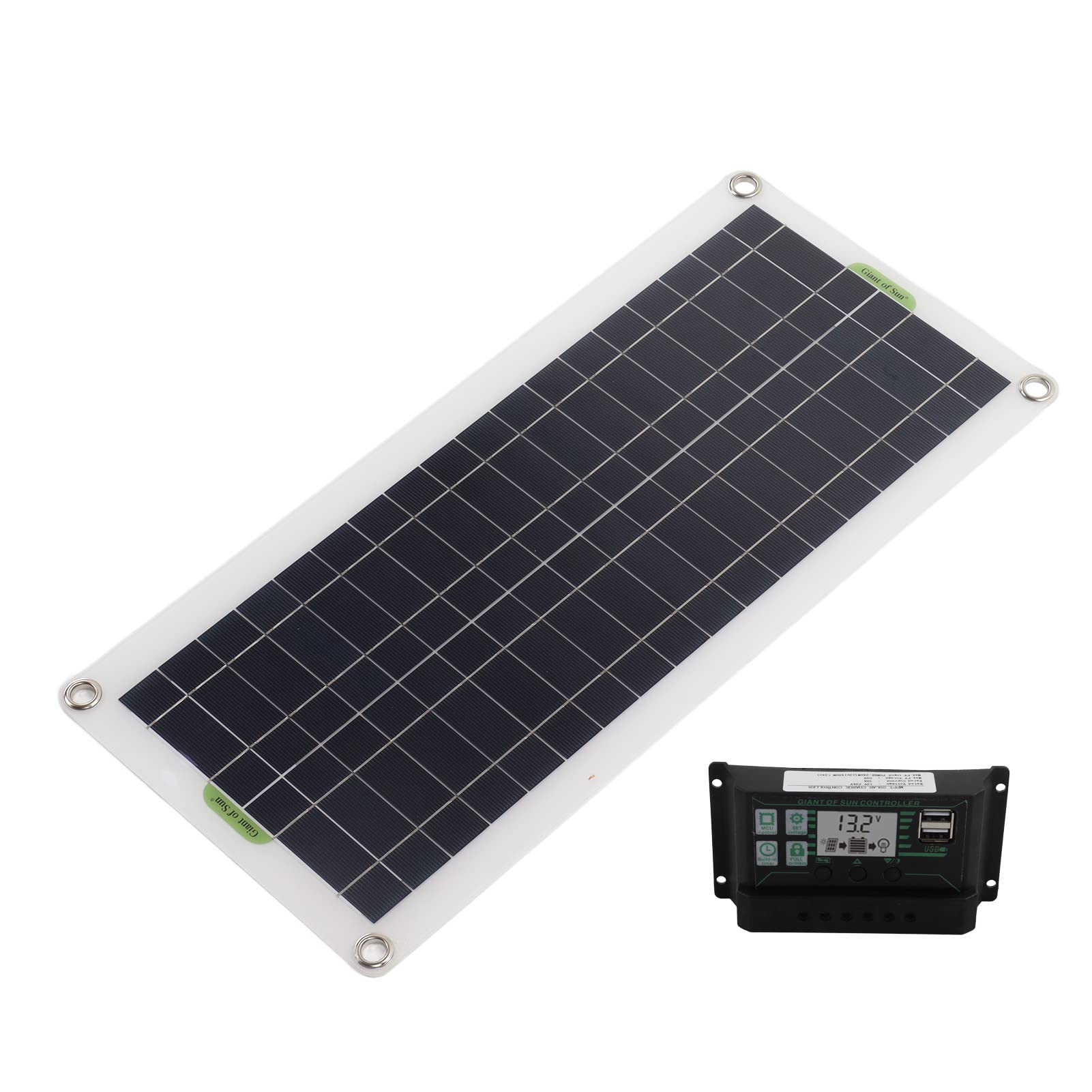 Snapklik.com : 30W Solar Panel Kit, 30A 12V 24V Solar Voltage ...