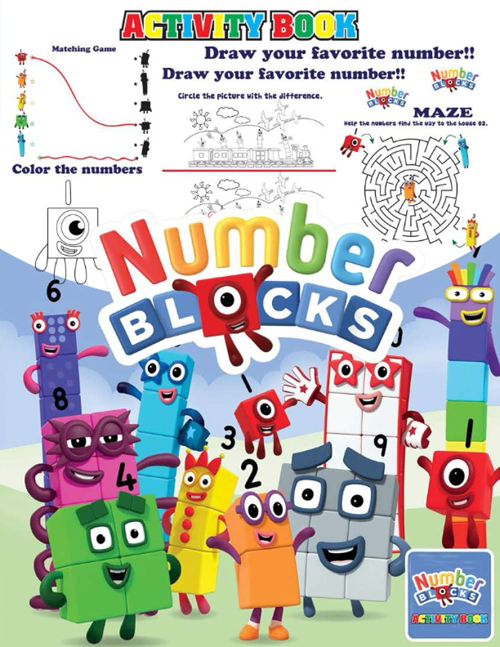Buy Numberblocks Activity Book: Include games, mazes, picture puzzles ...