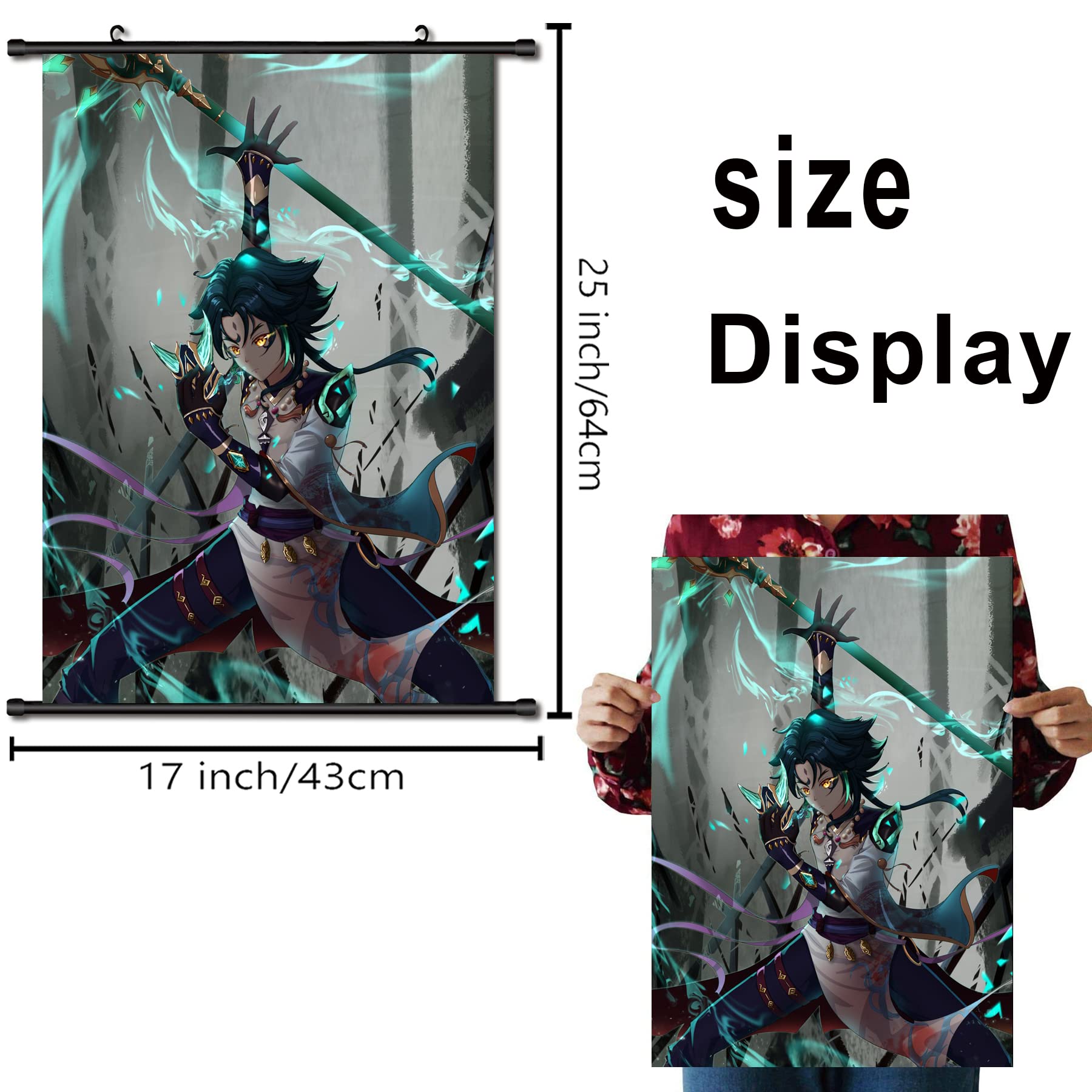 Genshin Impact Poster,Xiao Poster,Genshin Impact Wall Scroll Poster ...