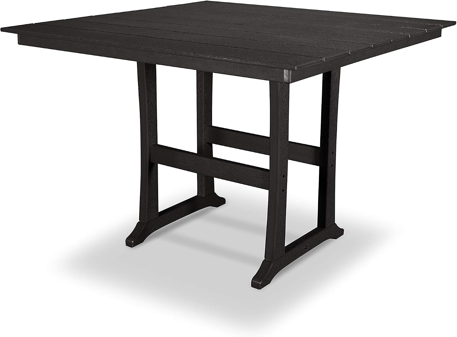Amazon.com: POLYWOOD® Tables Bar Table, Black : Patio, Lawn & Garden