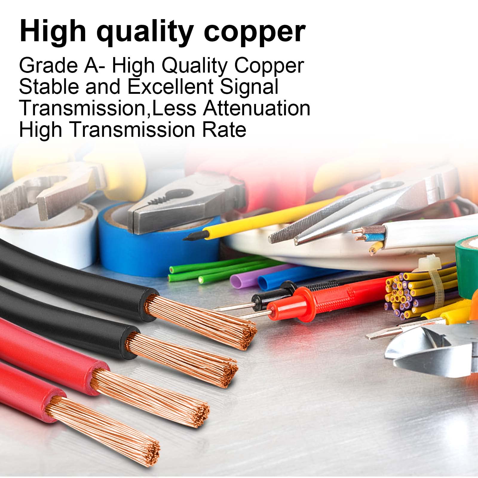 Snapklik.com : Flexible 10 Gauge Wire 30 Feet Stranded Oxygen Free ...