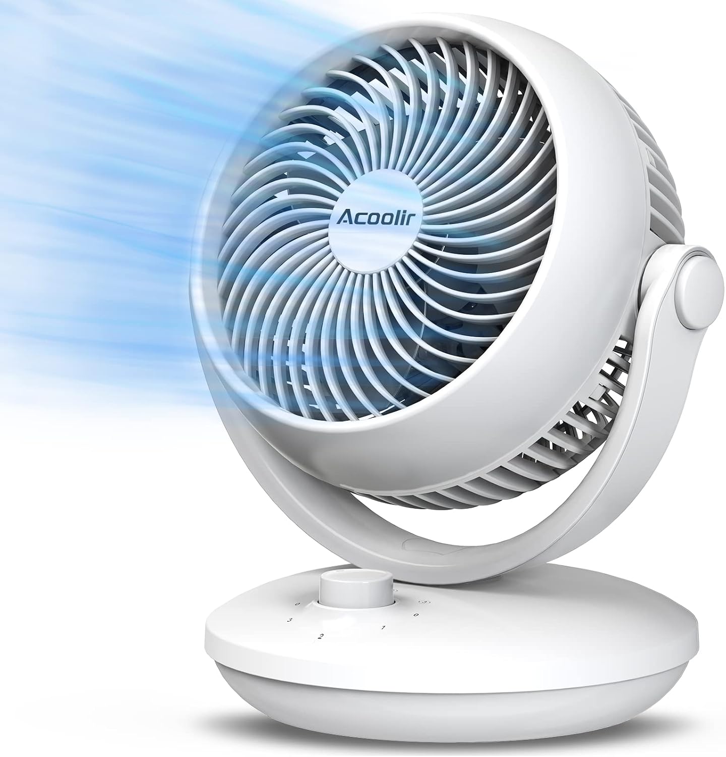 Acoolir Ventilateur Bureau, Ventilateur Silencieux Ultra Puissant de 24 ...