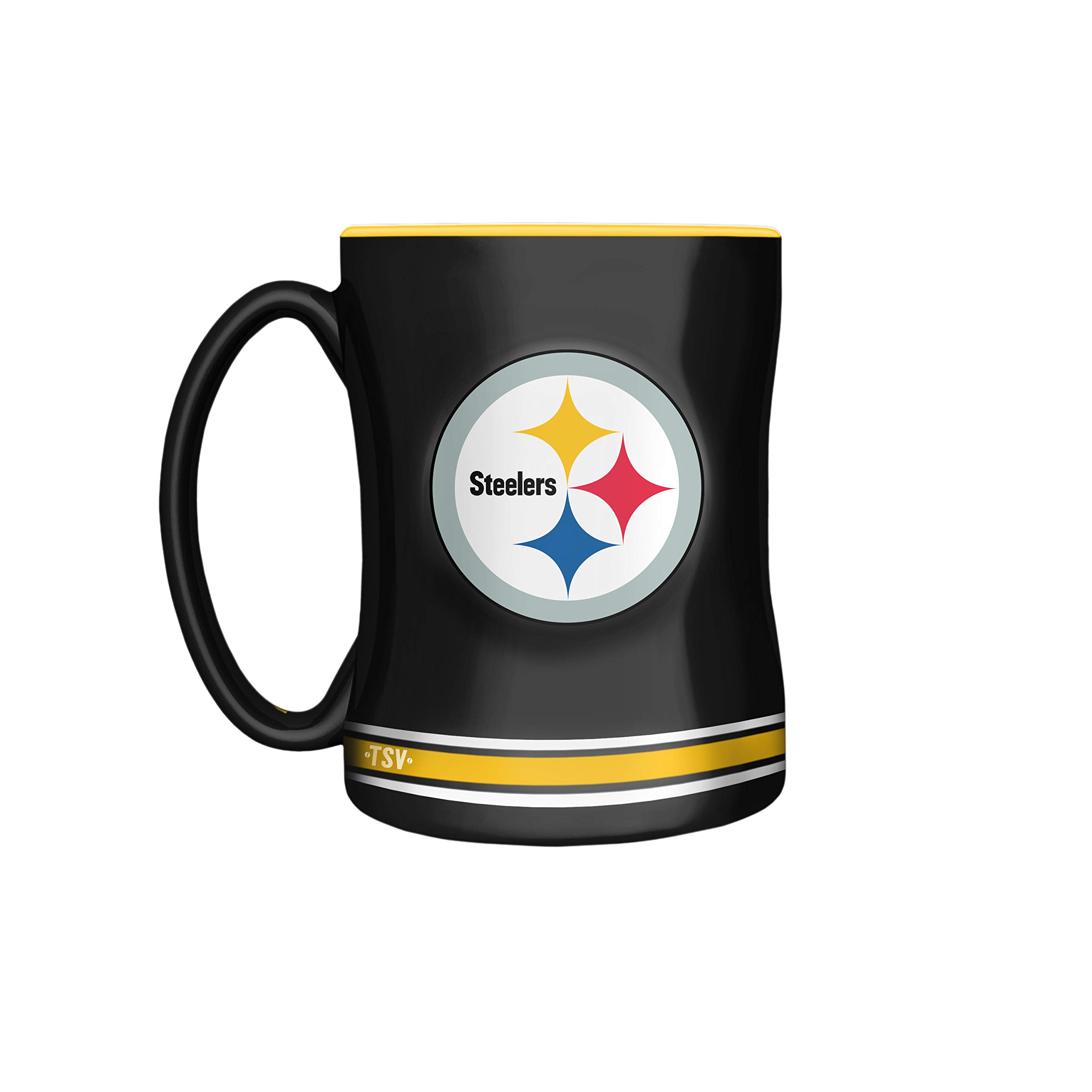 The Sports Vault by Inglasco NFL Pittsburgh Steelers Sculpted Mug, 14 ...