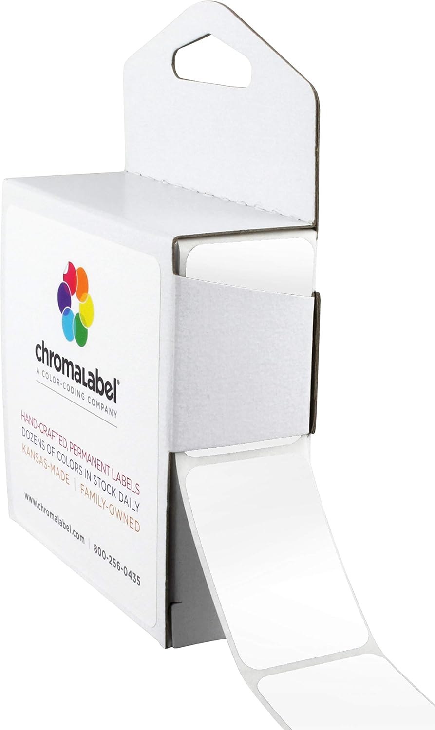 Amazon.com: ChromaLabel 1 x 1-1/2 Inch Permanent Color-Code Rectangle ...