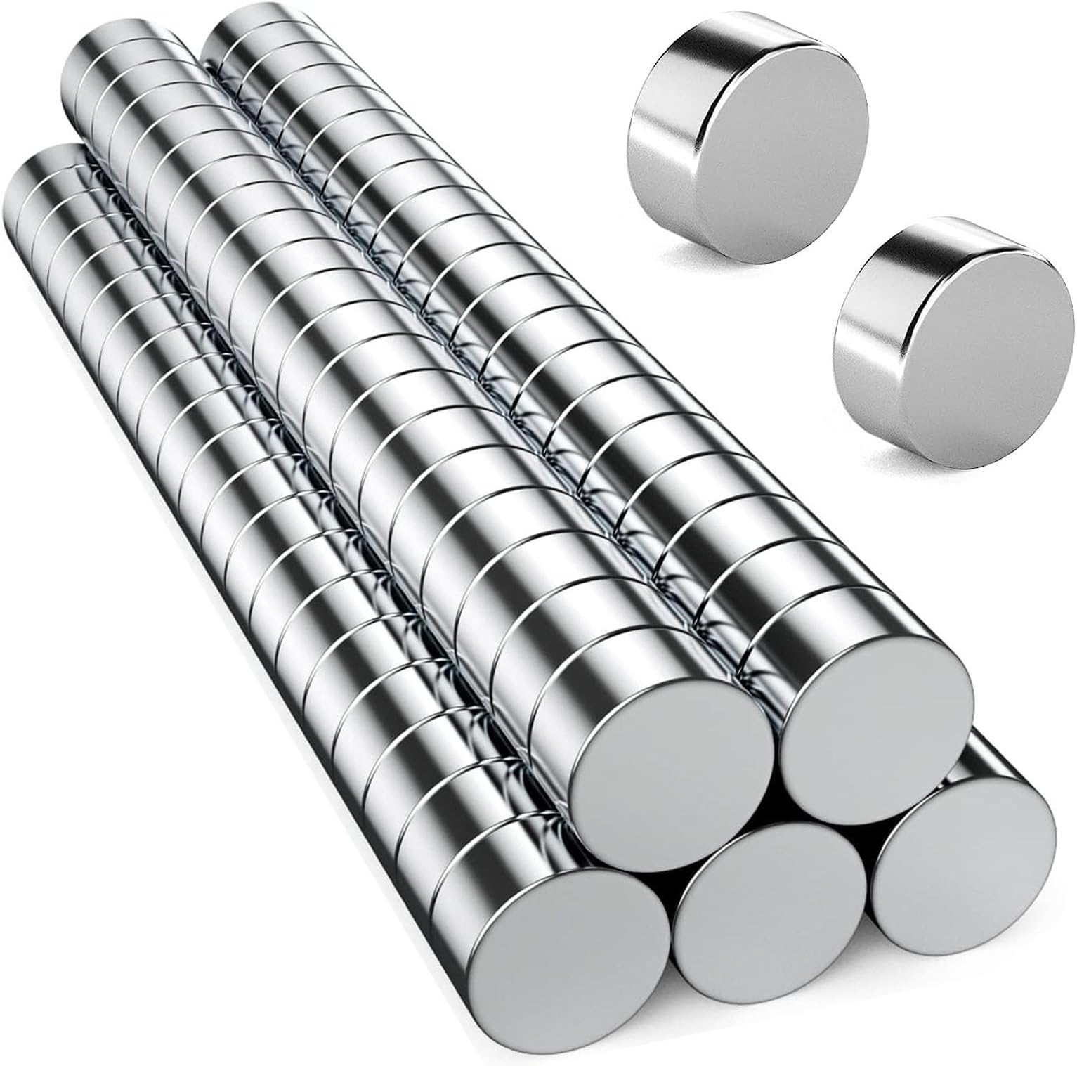 Omicube- Runde N35 Neodym Mini-Magnete Extra Stark (50 Stück) | 5x1mm ...
