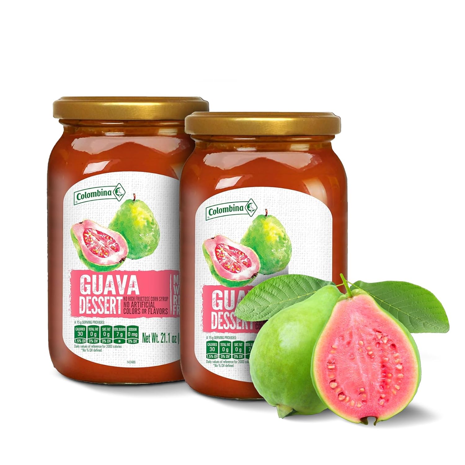 Amazon.com : Colombina Guava Dessert Fruit Spread, Exotic Tropical ...