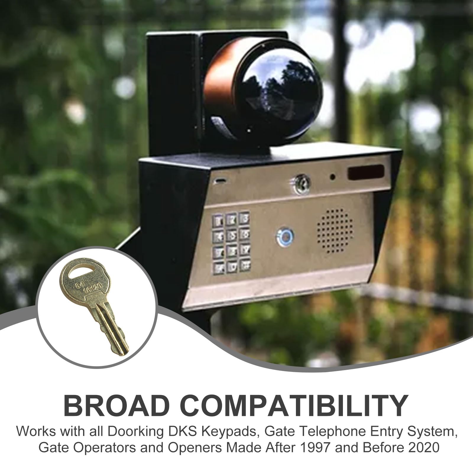 Snapklik.com : VIDABTE 84-16120 4001-035 Door-King Keys For Doorking ...