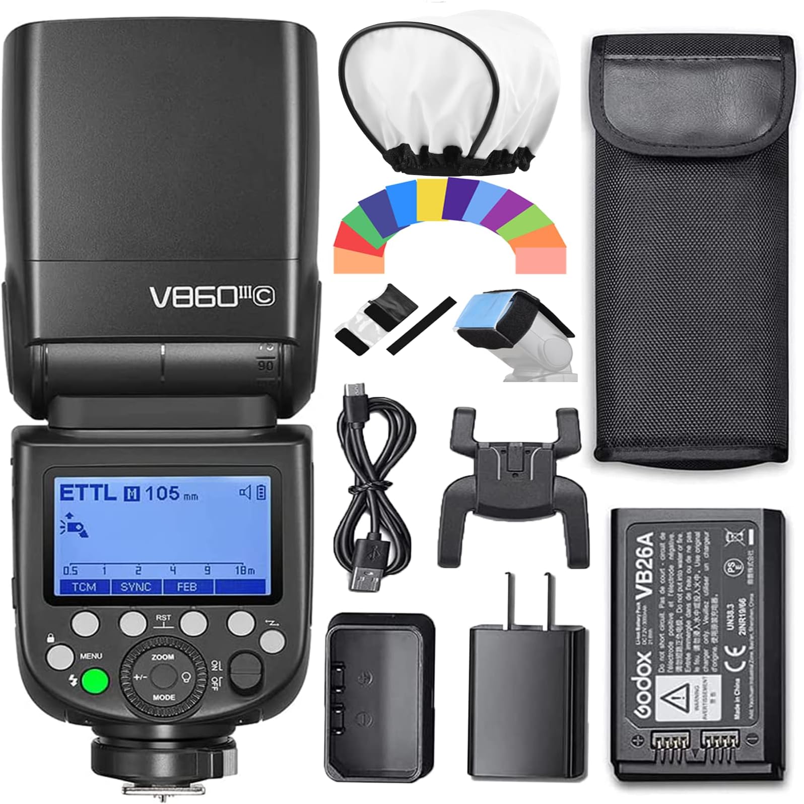 Buy GODOX Ving V 860 II TTL Li-Ion Flash Kit for Canon Cameras (Black ...