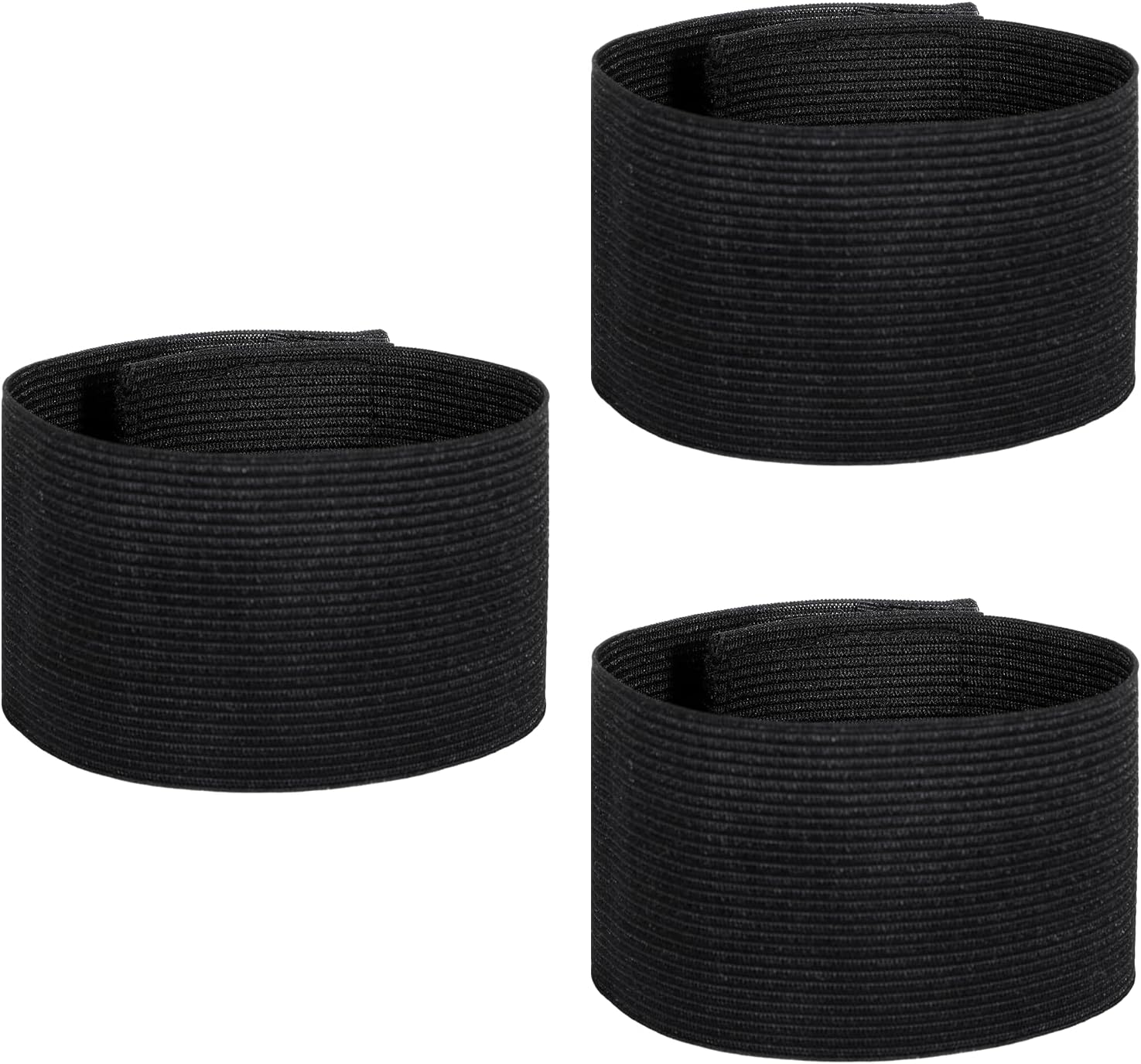 Amazon.com: TIESOME 3PCS Captain Armbands, Black Football Arm Band ...