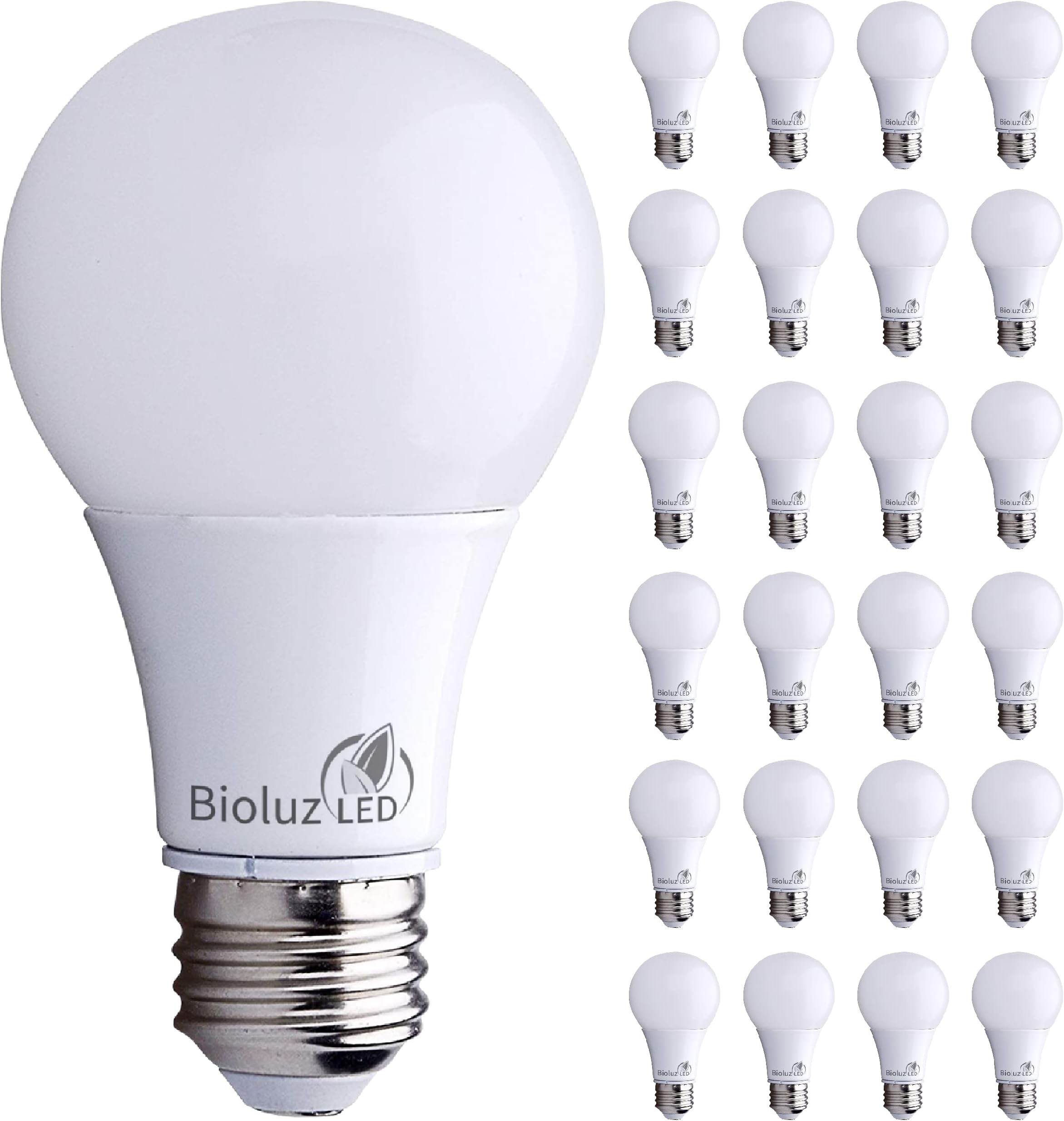 Full Spectrum Light Bulb, 6000K Natural Sunlight Bulbs, 9W 60W ...