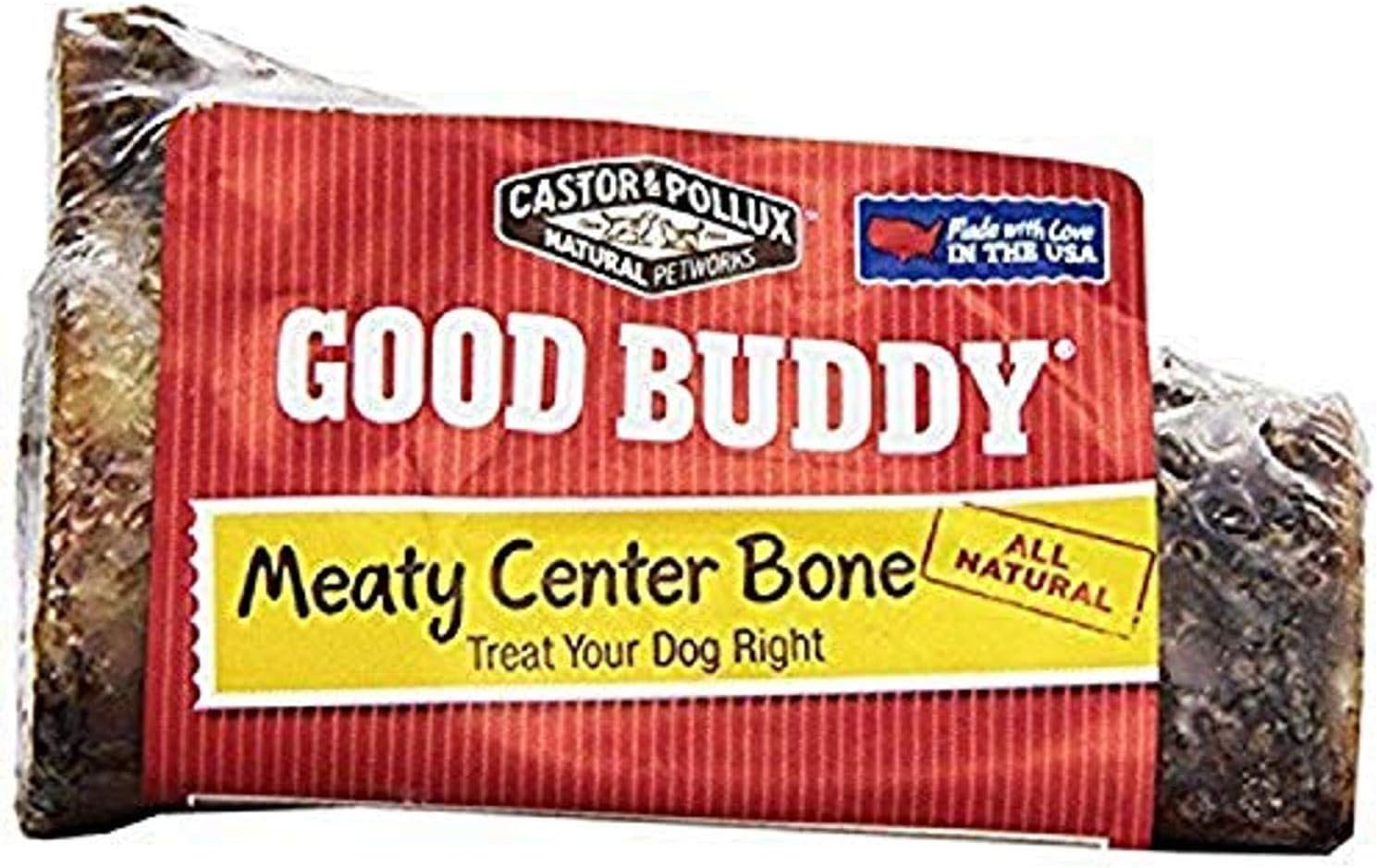 Amazon.com : Castor & Pollux Good Buddy Meaty Center Bone Dog Treats ...