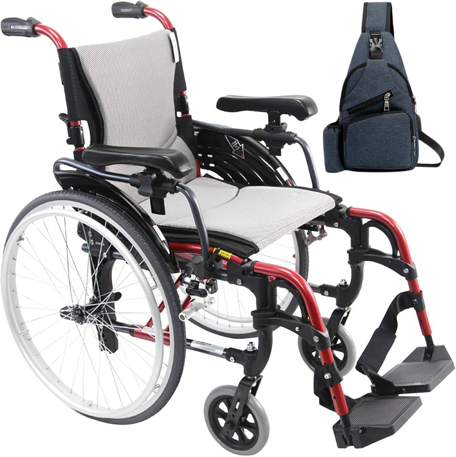 Amazon.com: Karman S-Ergo 305 Ultra Lightweight Ergonomic Red ...