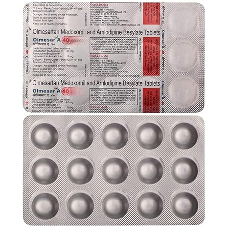 Olmesar A 40 - Strip of 15 Tablets : Amazon.in: Health & Personal Care