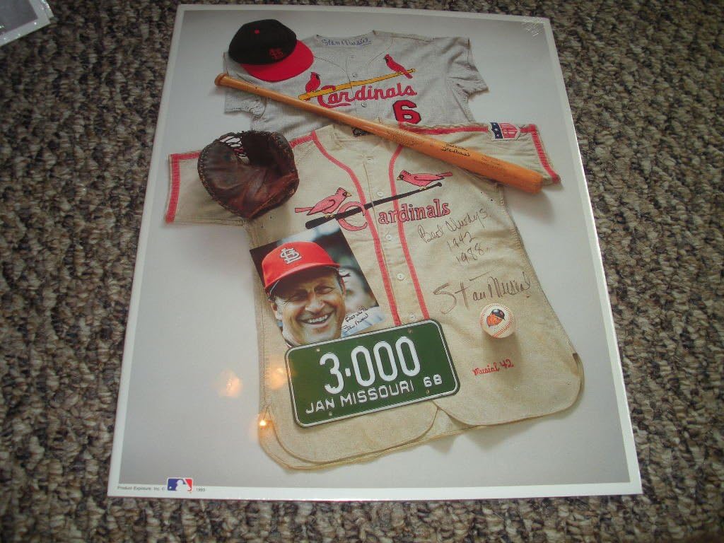 Amazon.com: Major League Baseball No. 12 "Stan 'The Man' Musial" Poster ...