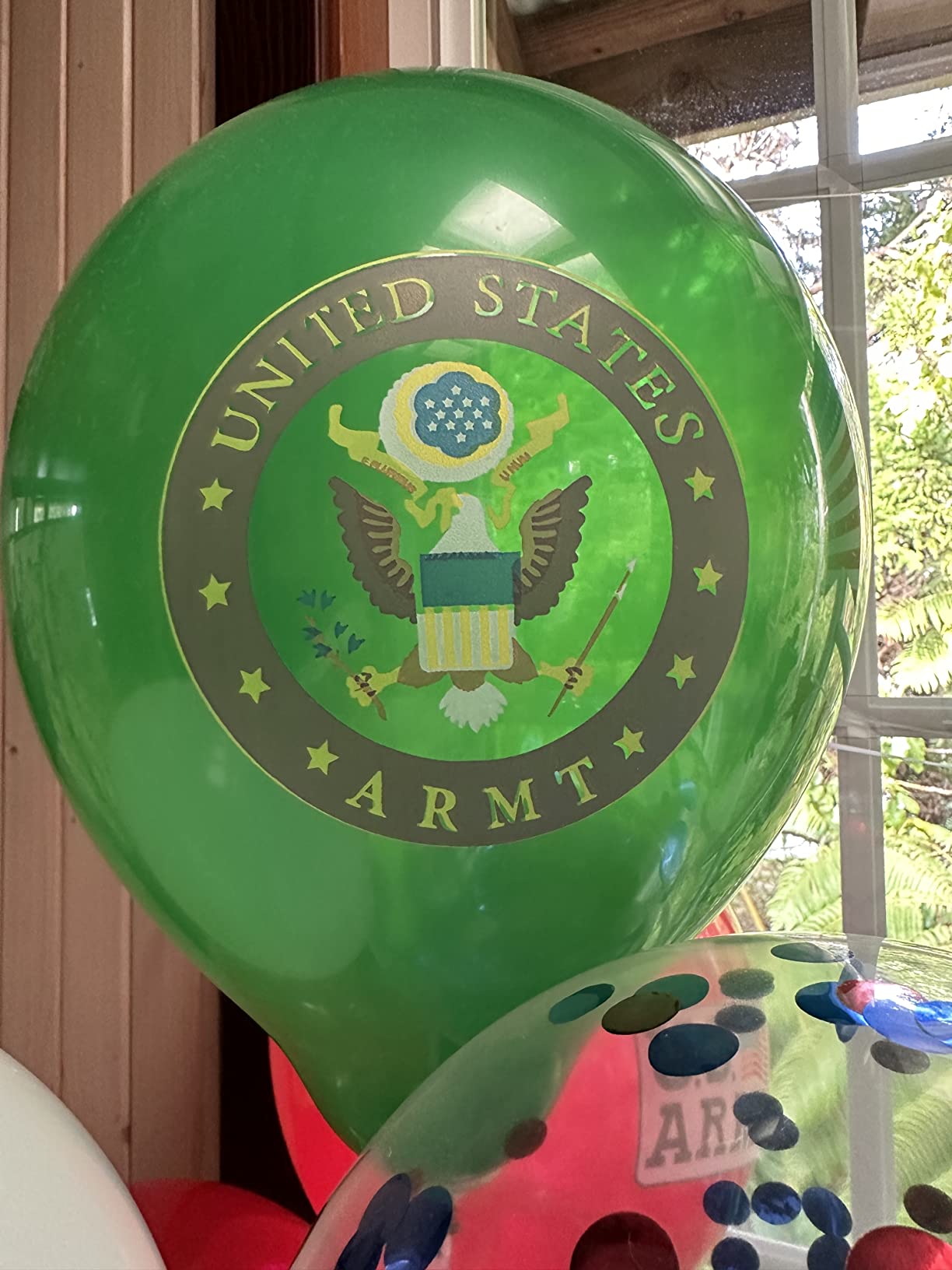 Amazon.com: U.S. Army Party Balloons 40pcs U.S. Army Latex Balloons ...