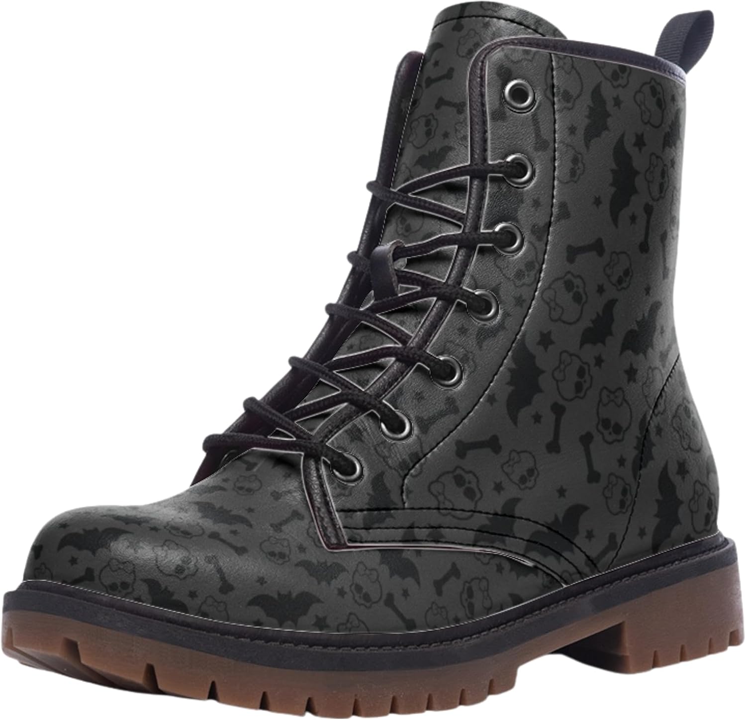 Amazon.com: Emo Vegan Leather Boots, Alternative Accessories, Mall Goth ...