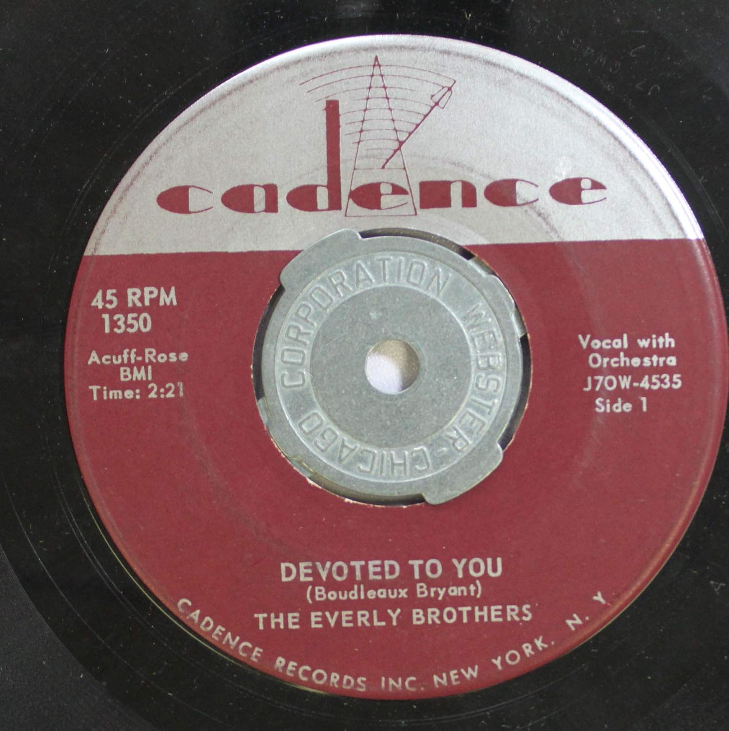 Amazon.com: The Everly Brothers 45 RPM Devoted to You / Bird Dog: CDs ...